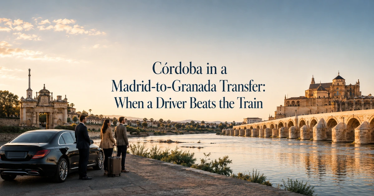 Córdoba in a Madrid-to-Granada Transfer: When a Driver Beats the Train ...